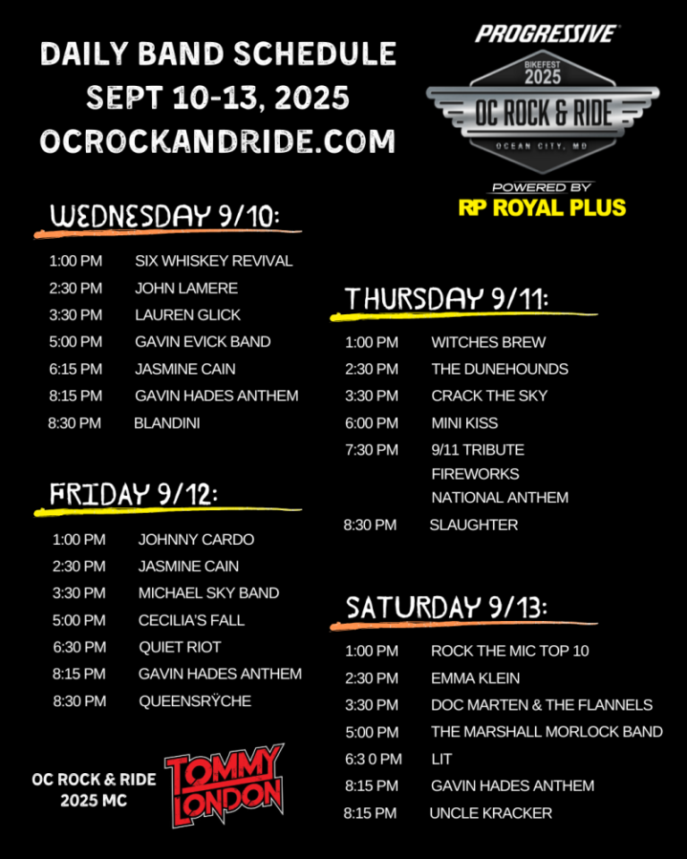 OC Rock & Ride 2025 | Ocean City BikeFest Reimagined